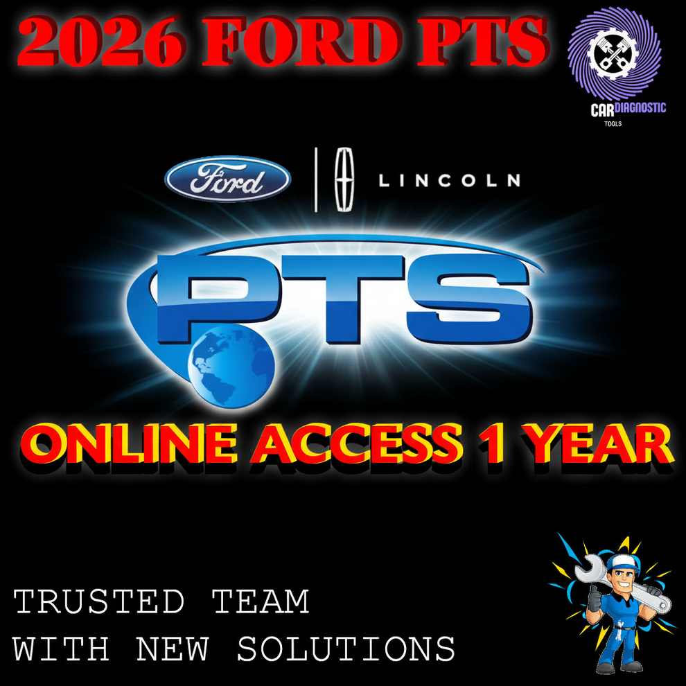 2026 FORD PTS | 1 YEAR ONLINE ACCESS | PROFESSIONAL TECHNITIAN SYSTEM ...